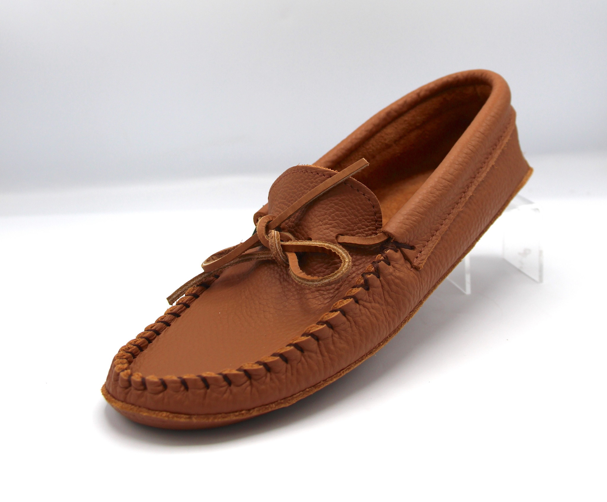 Chestnut Moccasin with Padded Sole - 9063M - La Boutique Boréale