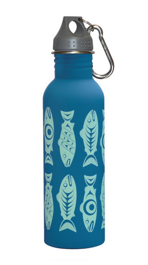 Water Bottle Salmon in the Wild by Simone Diamond - WBS27 - La Boutique ...