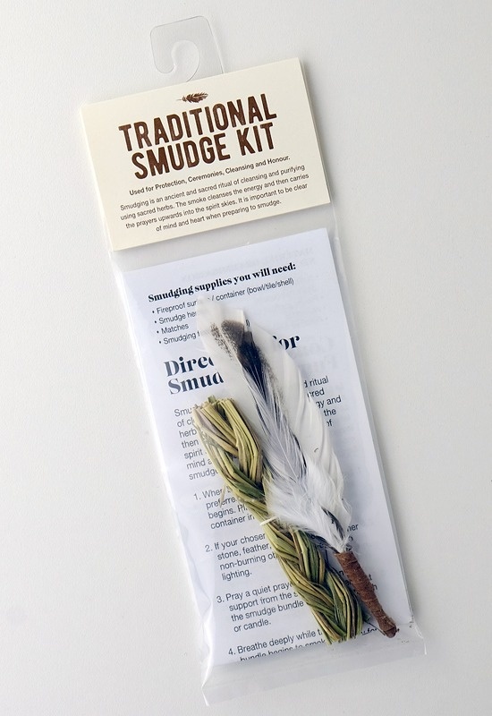 Traditional Smudge Kit - Sweetgrass - La Boutique Boréale