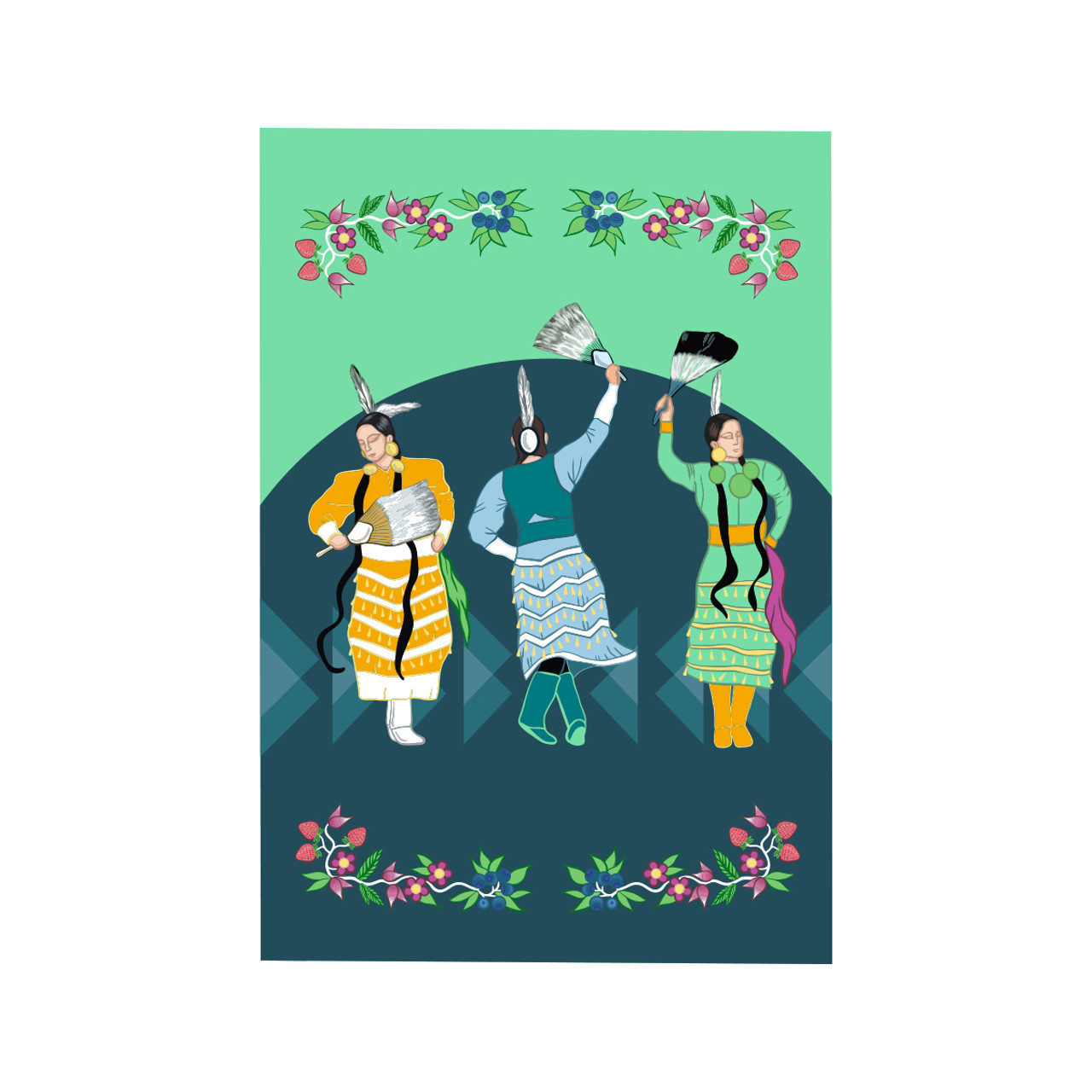 Jingle Dress Dancers by Storm Angeconeb Postcard - PC177 - La Boutique ...