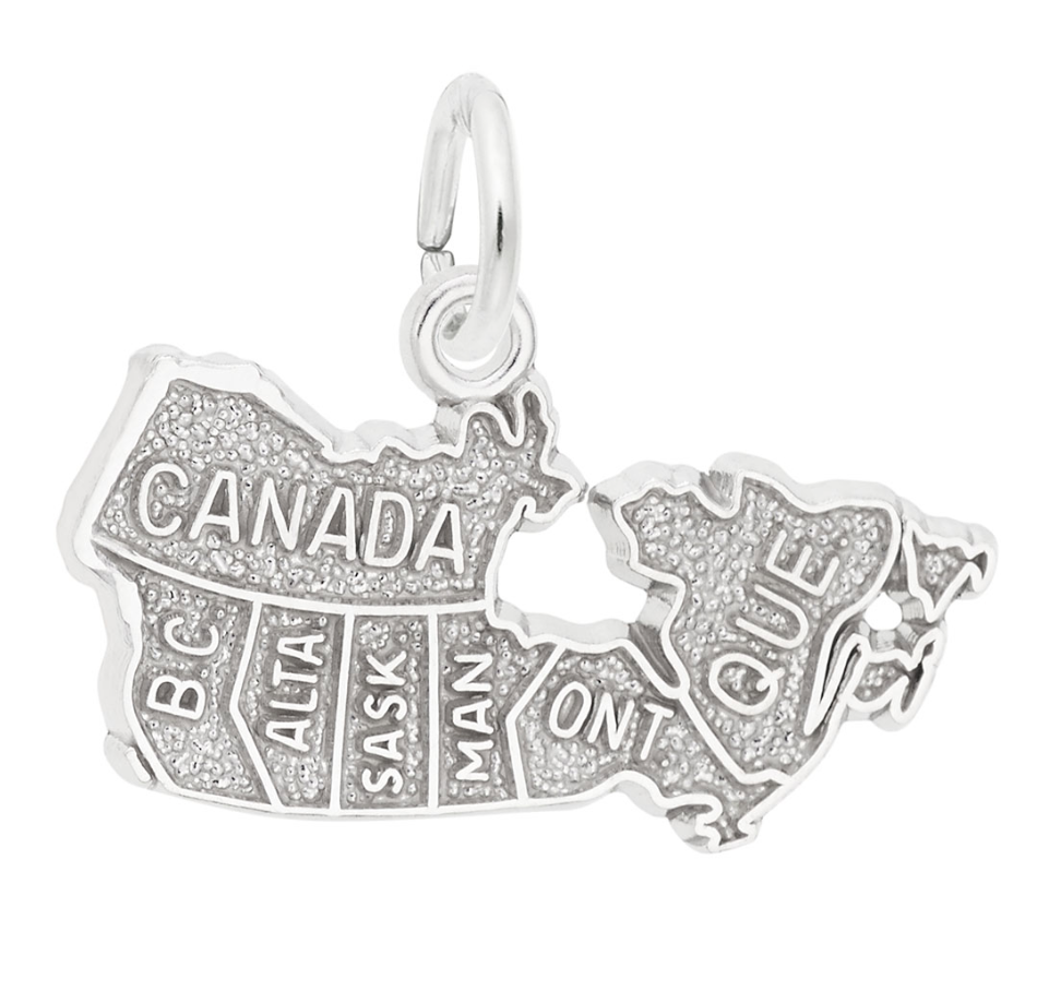 Rembrandt Charms - Canada Map (1961) - La Boutique Boréale