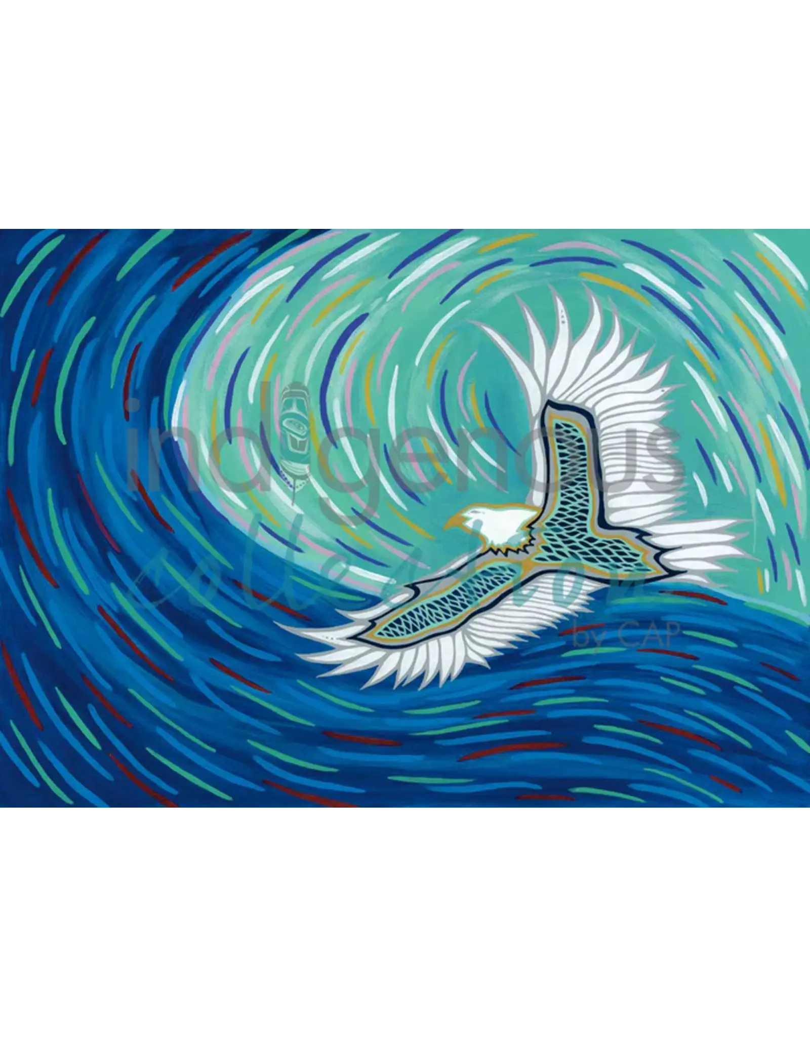 Prayer Carrier by Patrick Hunter Card - La Boutique Boréale