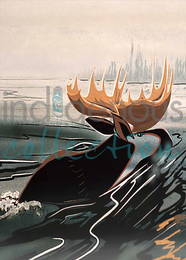 Northern Warrior by Rick Beaver Card - La Boutique Boréale