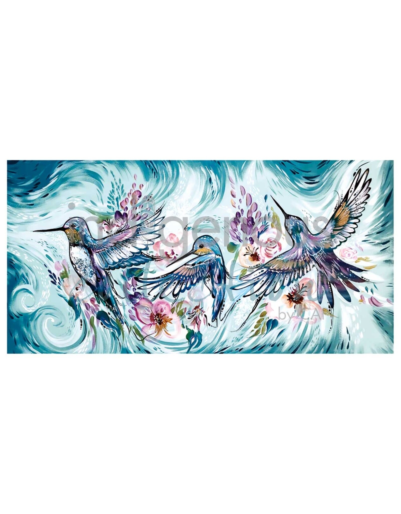 Dance of the Hummingbirds par Carla Joseph Encadré - La Boutique Boréale