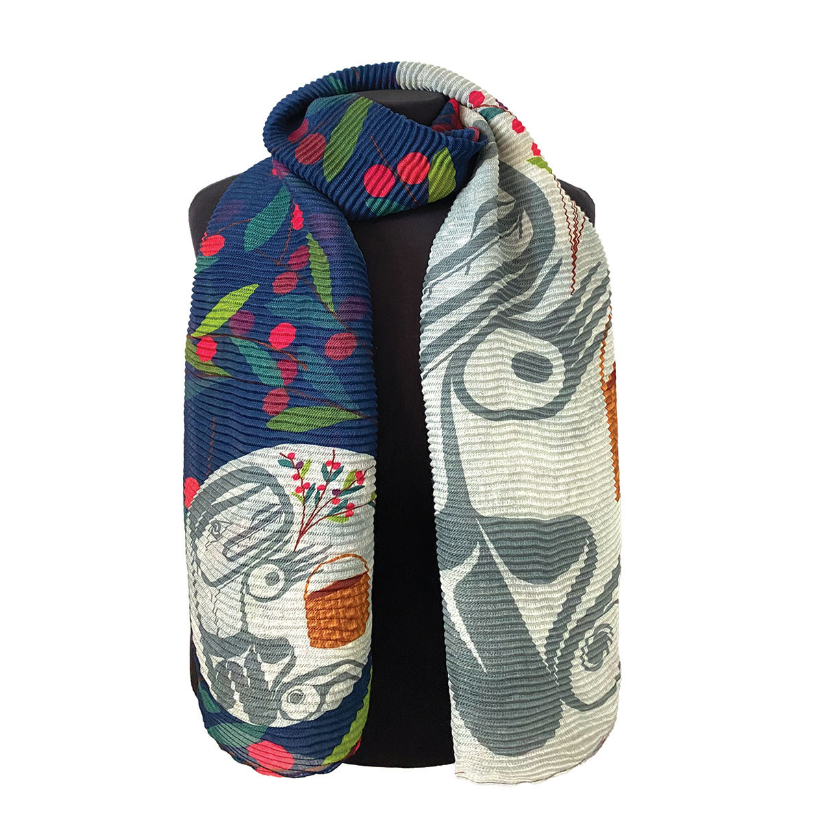 Eco Scarf - Berry Picker in the Moon by Allan Weir (ESCARF29) - La ...