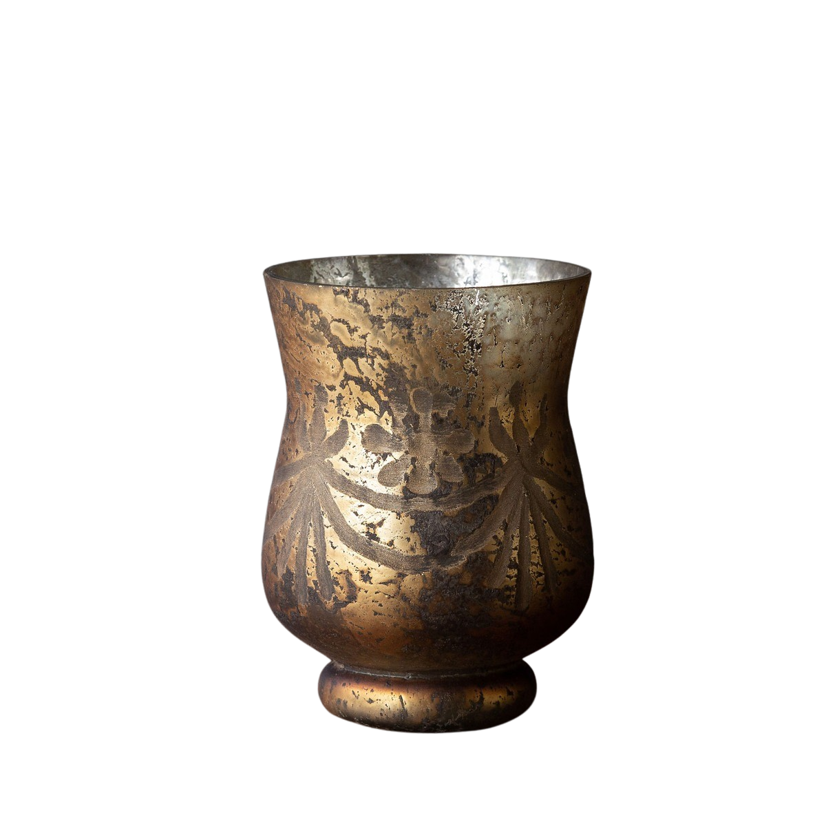 Antique Etched Hurricane | The Candle Holder Collection, 4.25 Inch x 4.25 Inch x 6 Inch ...