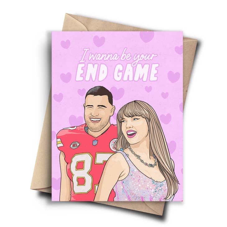 Taylor Swift + Travis Kelce Valentine's Day Card - Cayo Fashions