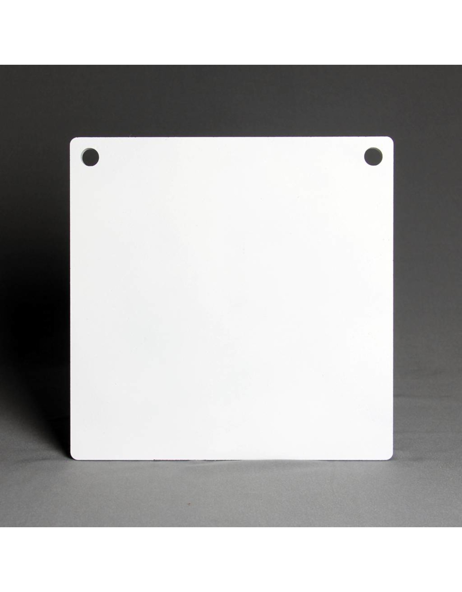 Bobcat Steel Square Target - 3/8" AR500, 8", Double Hole - Bobcat Armament