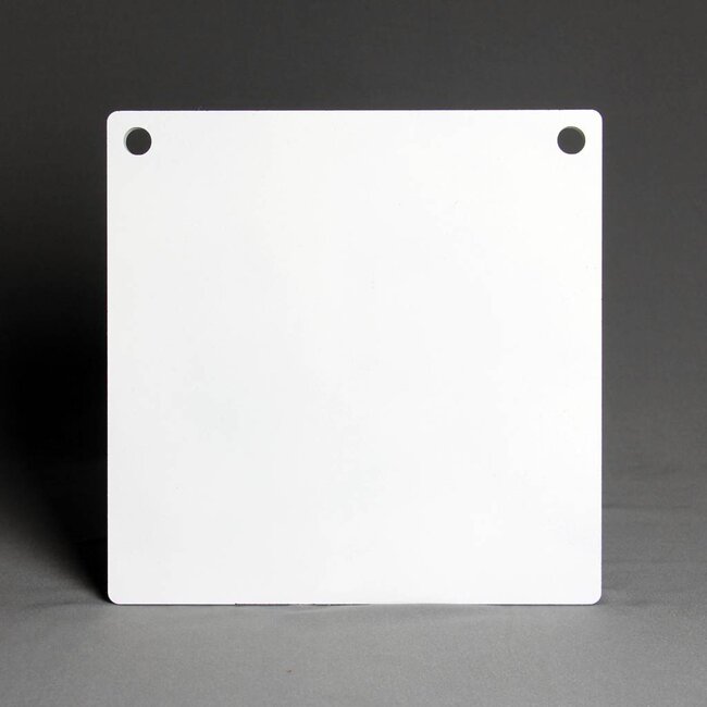 Bobcat Steel Square Target - 3/8" AR500, 8", Double Hole - Bobcat Armament