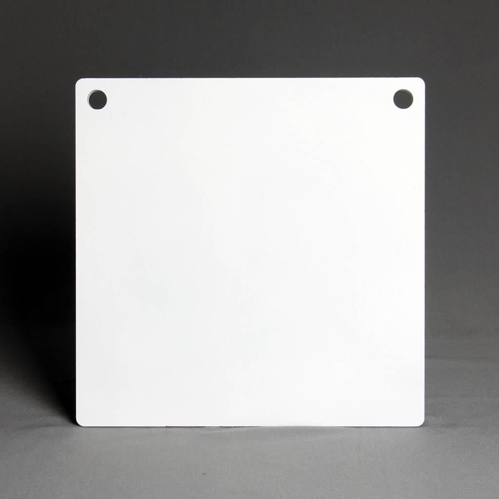 Bobcat Steel Square Target - 3/8" AR500, 8", Double Hole - Bobcat Armament