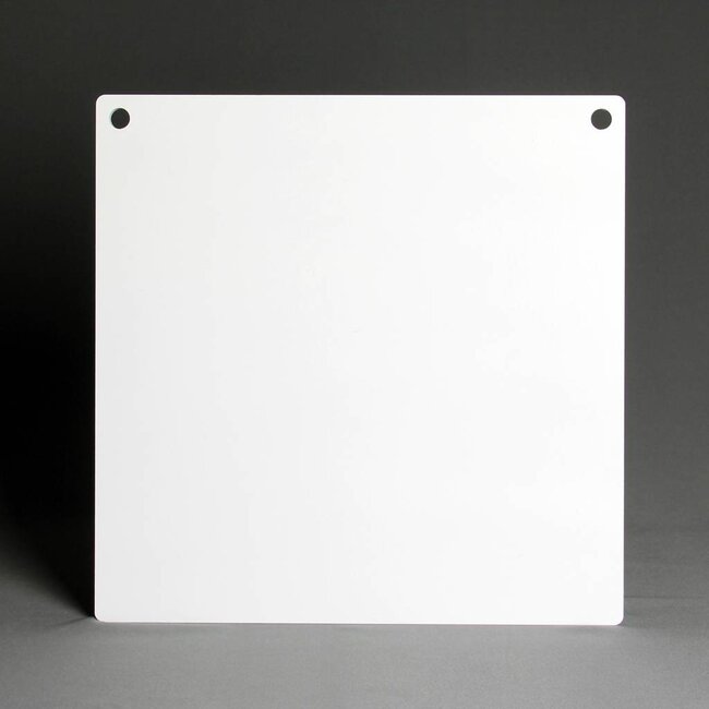 Bobcat Steel Square Target - 3/8" AR500, 8", Double Hole - Bobcat Armament