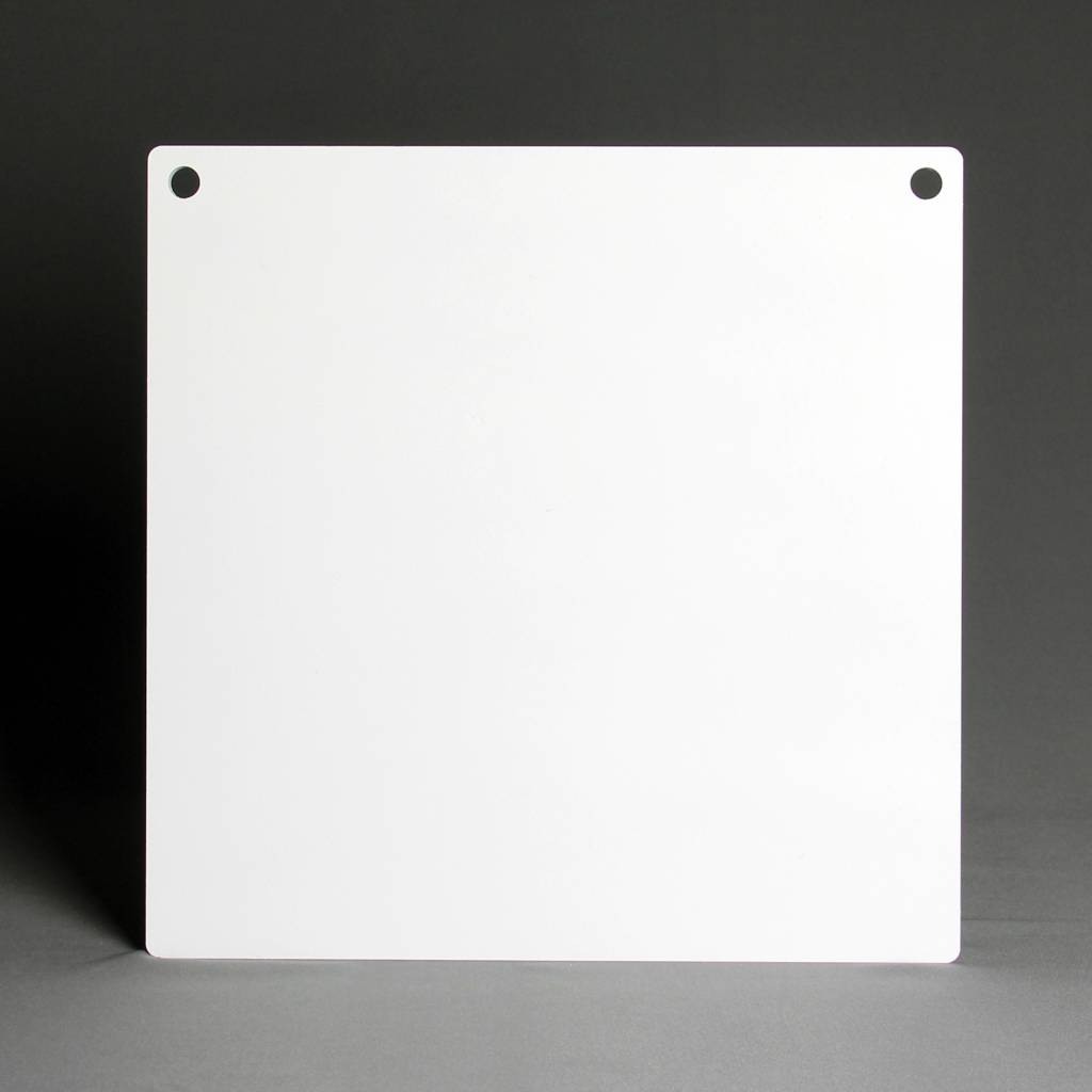 Bobcat Steel Square Target - 3/8" AR500, 8", Double Hole - Bobcat Armament