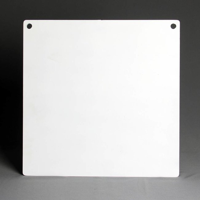 Bobcat Steel Square Target - 3/8" AR500, 8", Double Hole - Bobcat Armament