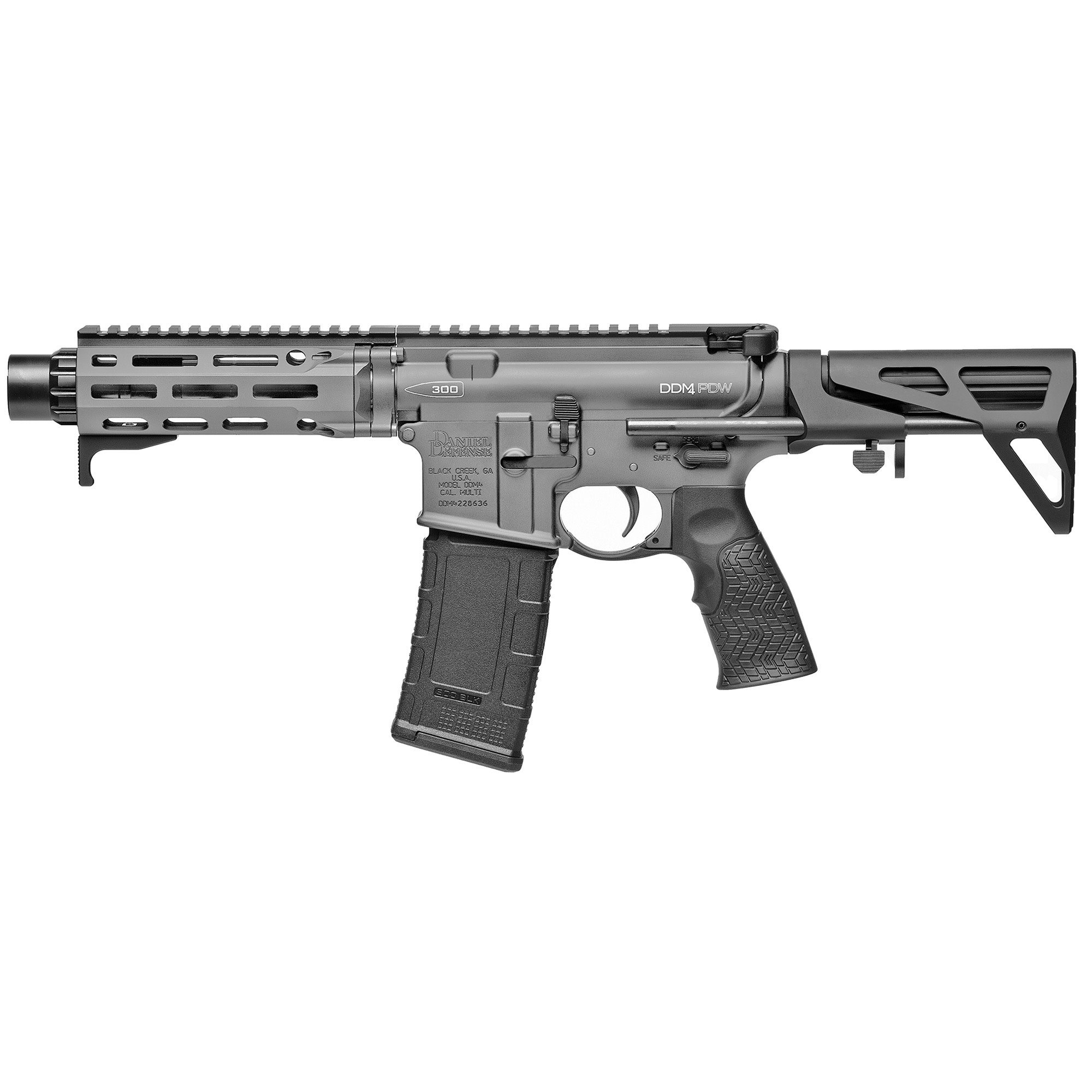 Daniel Defense - DDM4 PDW 300 Blackout 7" SBR Cobalt - Bobcat Armament