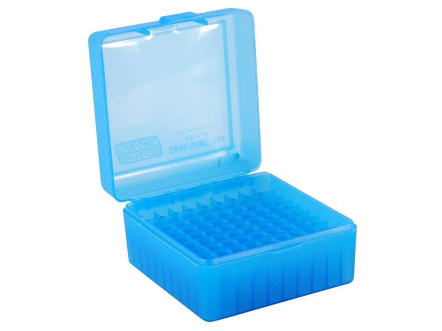 MTM Rifle Case - Blue Flip Top - 17/222/223 - 100rd - Bobcat Armament