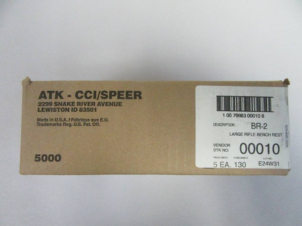 CCI Primers - Large Rifle Benchrest (BR2) 5000ct - Bobcat Armament