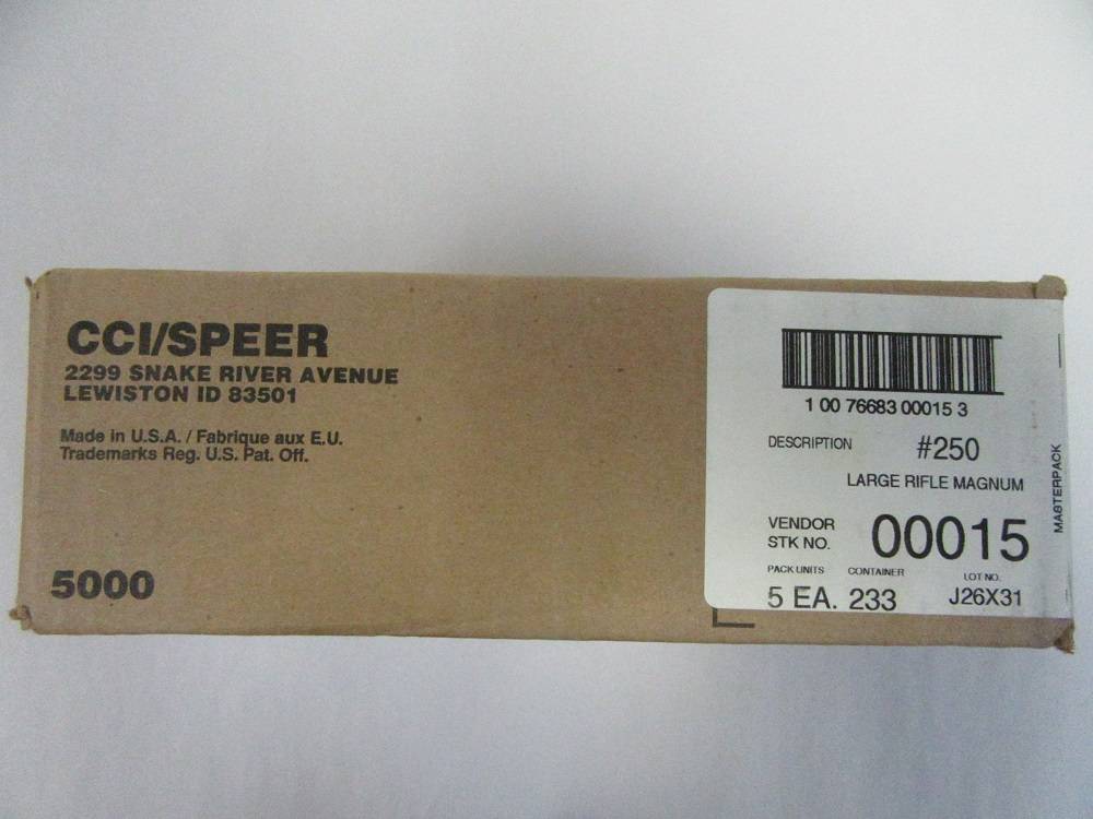 CCI Primers - Large Rifle Magnum 5000ct - Bobcat Armament
