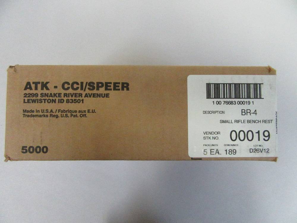 CCI Primers - Small Rifle Benchrest (BR4) 5000ct - Bobcat Armament
