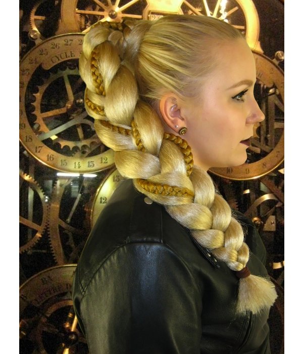 Supersize Fantasy Braid lush plait hair piece Custom color MAGIC TRIBAL ...