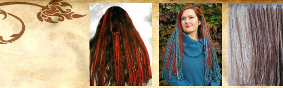 Super lightweight dread falls, clip-in dreadlocks & yarn falls MAGIC ...