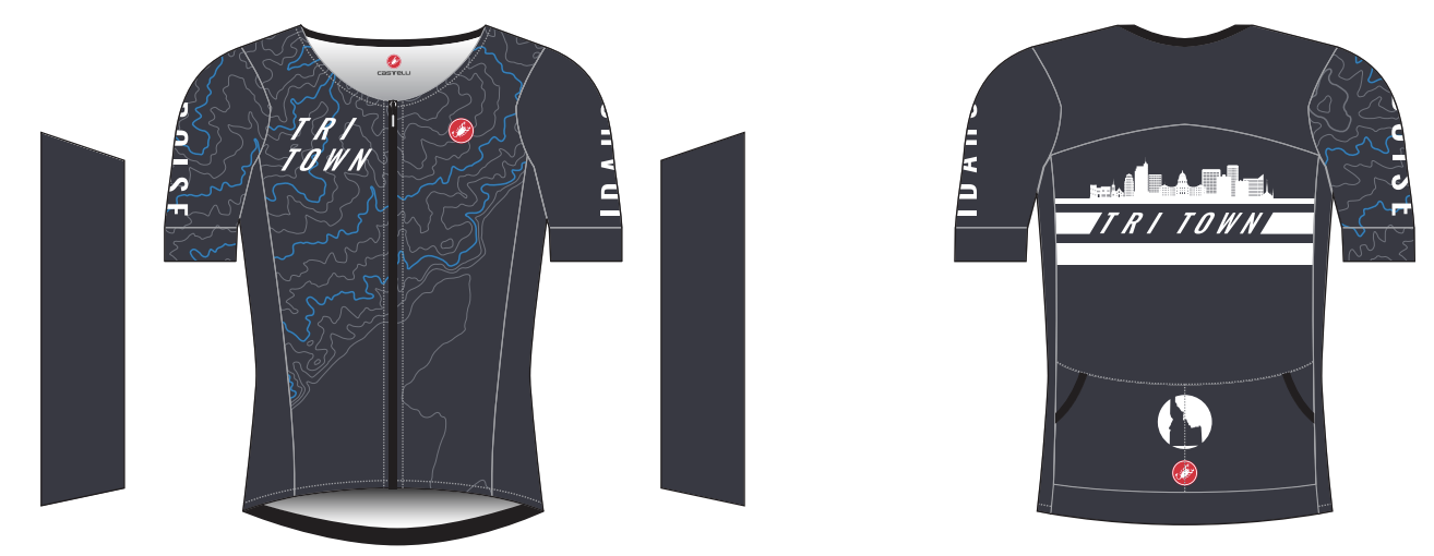 2025 Tri Town M's Tri Jersey - Tri Town Bicycles