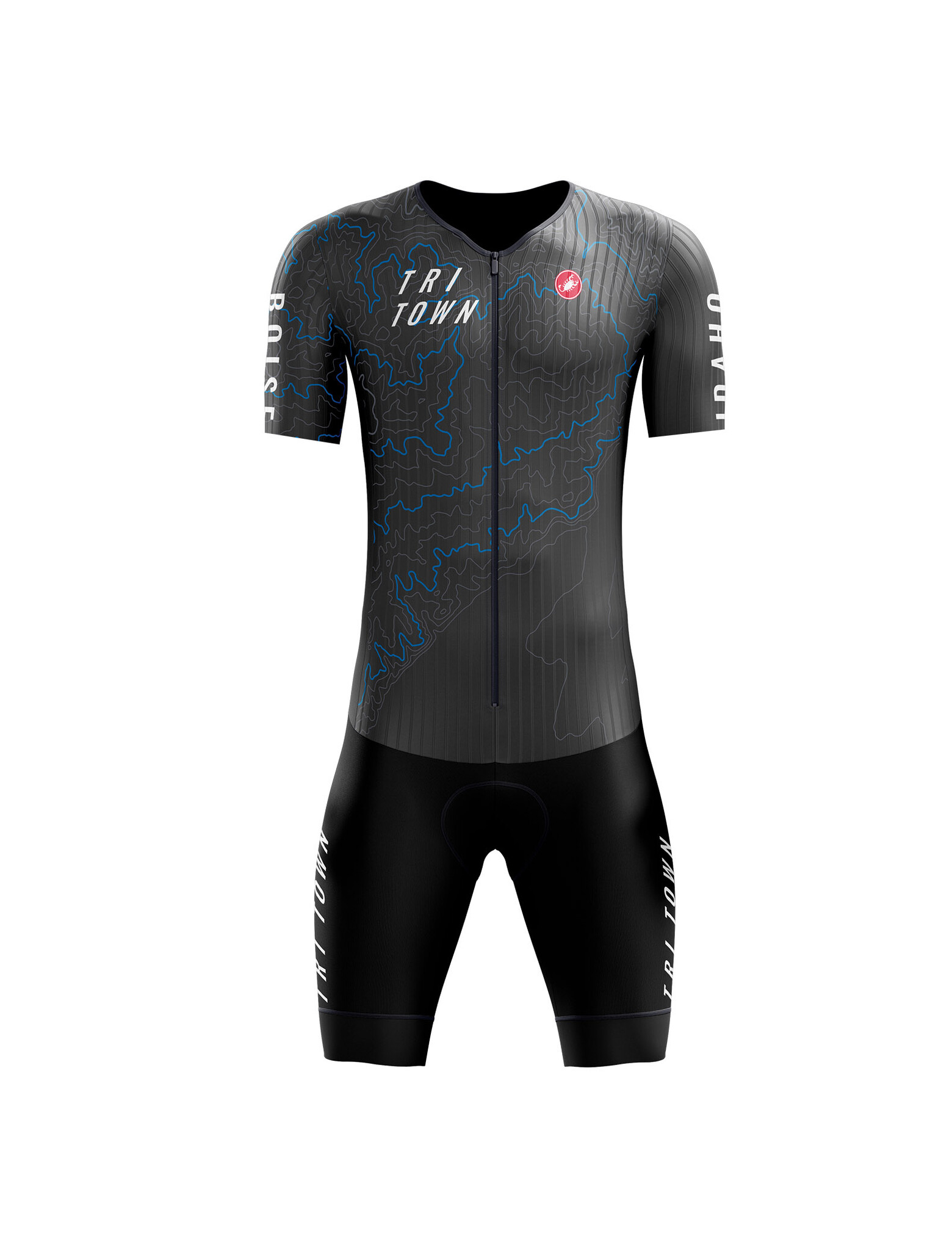 2025 Tri Town SS Tri Suit - Tri Town Bicycles