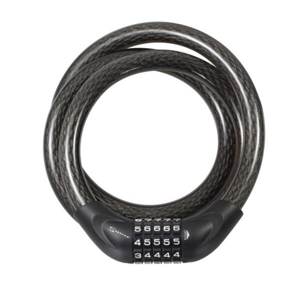 Serfas 20mm Coiled Cable Combination Lock - 701 Cycle and Sport