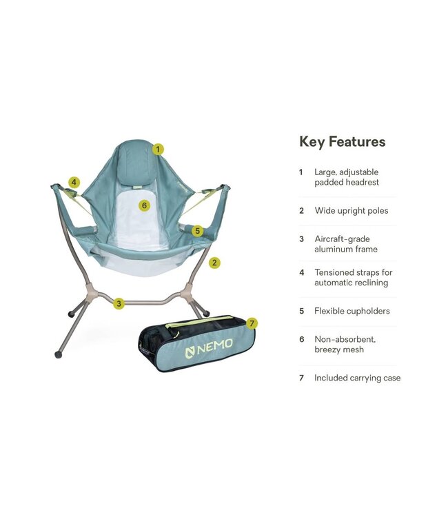 '24 Stargaze Reclining Camp Chair - 701 Cycle and Sport