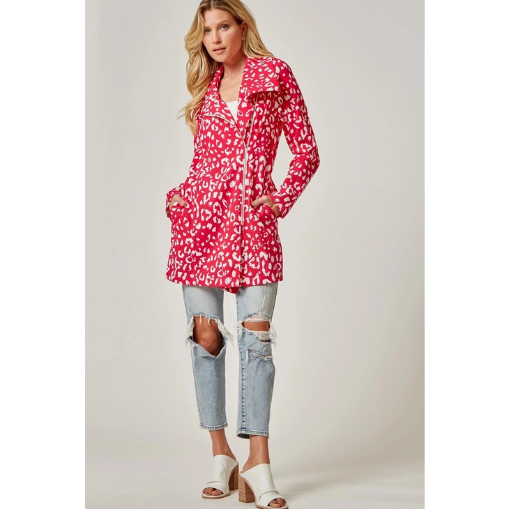 Andree Leopard Print Lightweight Jacket - Linnea's Unique Boutique