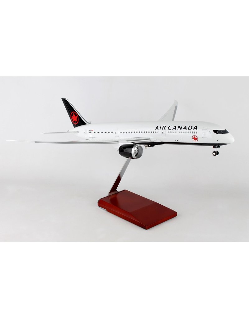 Spinning Engines Model Skymarks Daron Air Canada 787-8 1/100 W/Wood ...