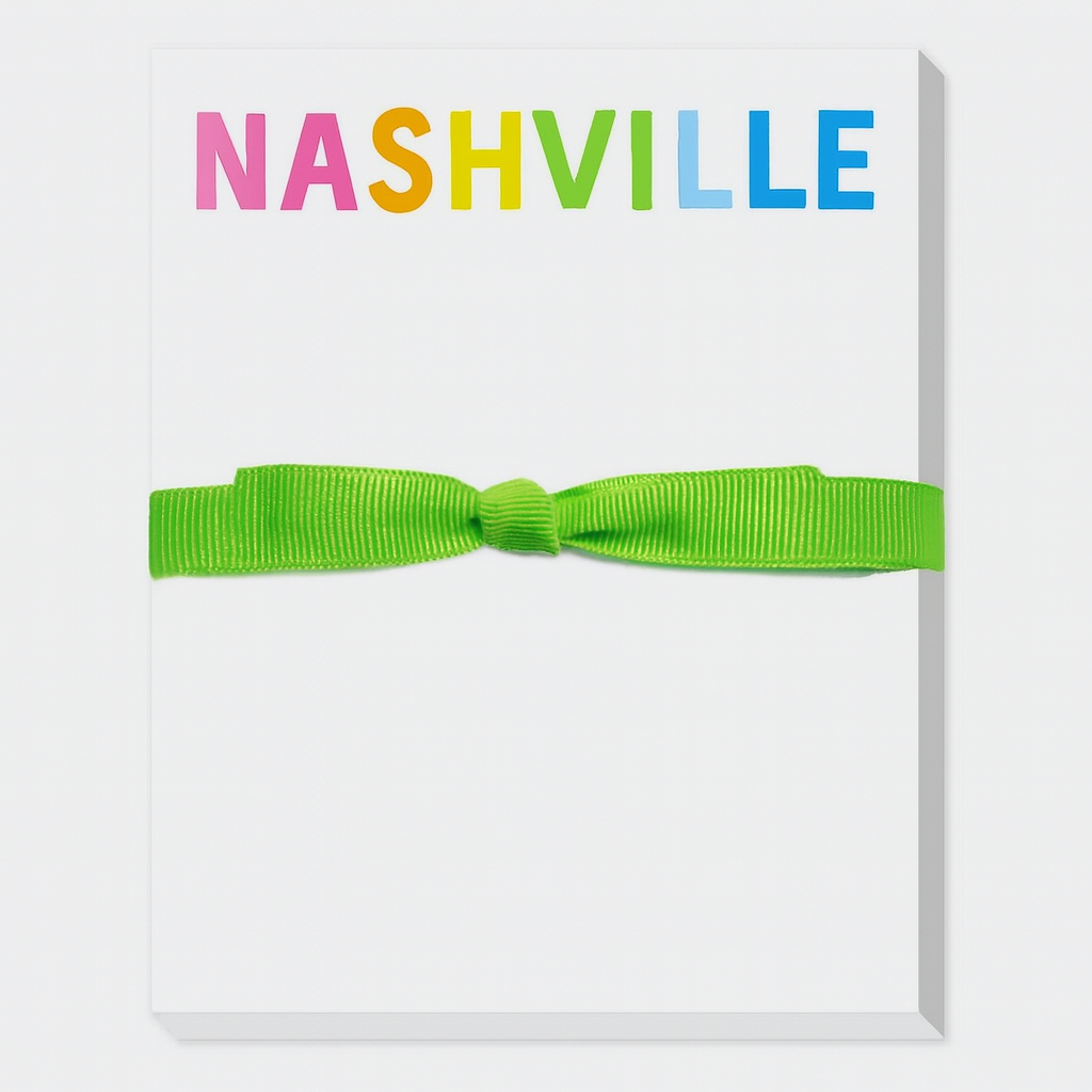 NASHVILLE RAINBOW NOTEPAD - MINI - Elle Gray