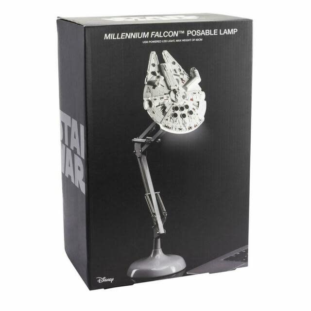 Lamp Star Wars Millennium Falcon Desk Poseable Chez Rhox Geek Stop