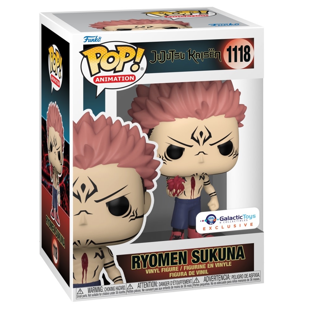 Funko Pop! Animation - Jujutsu Kaisen - Ryomen Sukuna (with Heart) 1118 ...