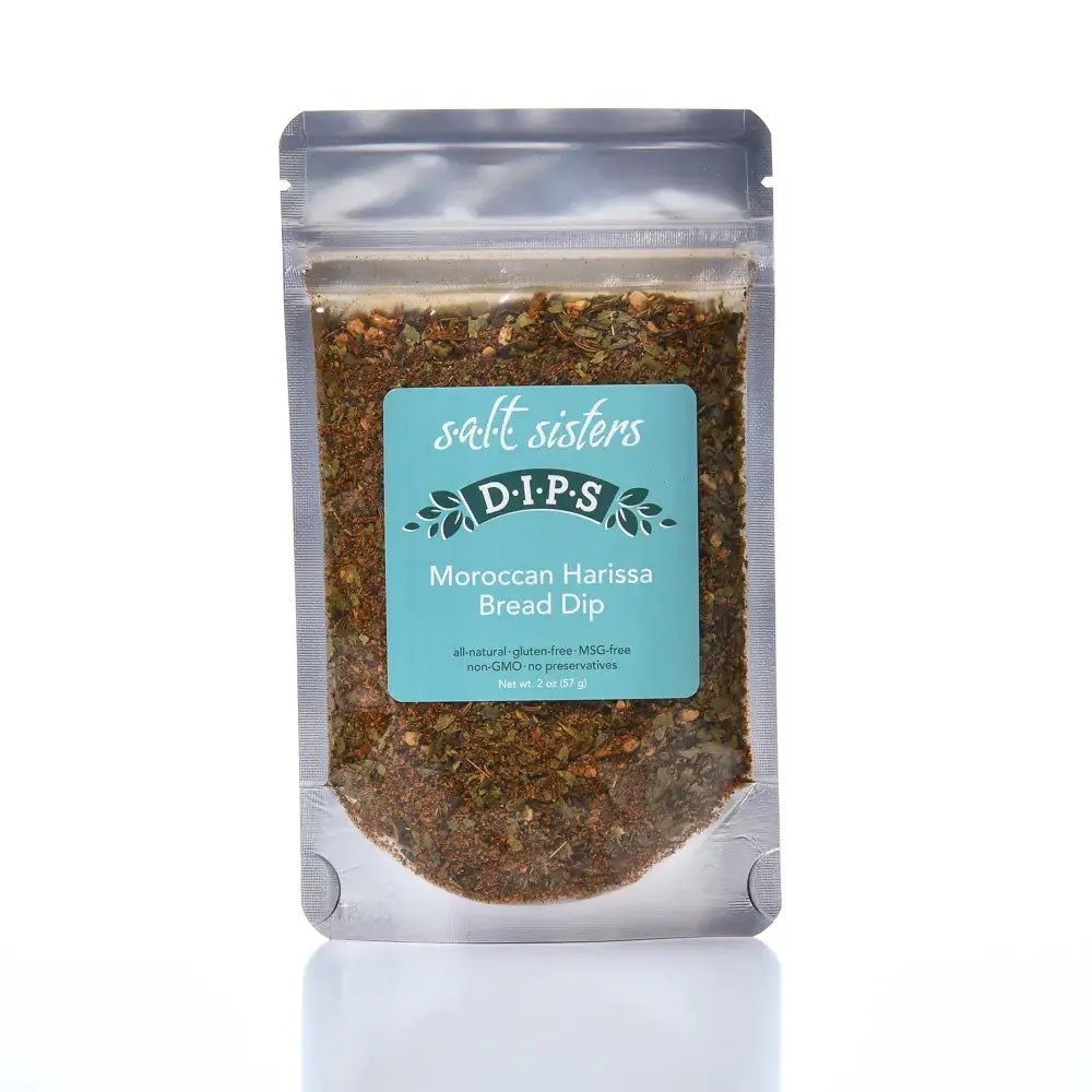 Salt Sisters Moroccan Harissa Bread Dip 2oz - The Anointed Olive, LLC