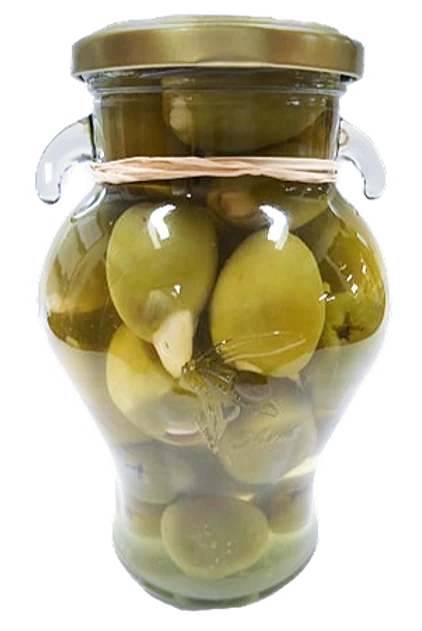 Olives Gordal Olive Stuffed with Garlic - The Anointed Olive, LLC