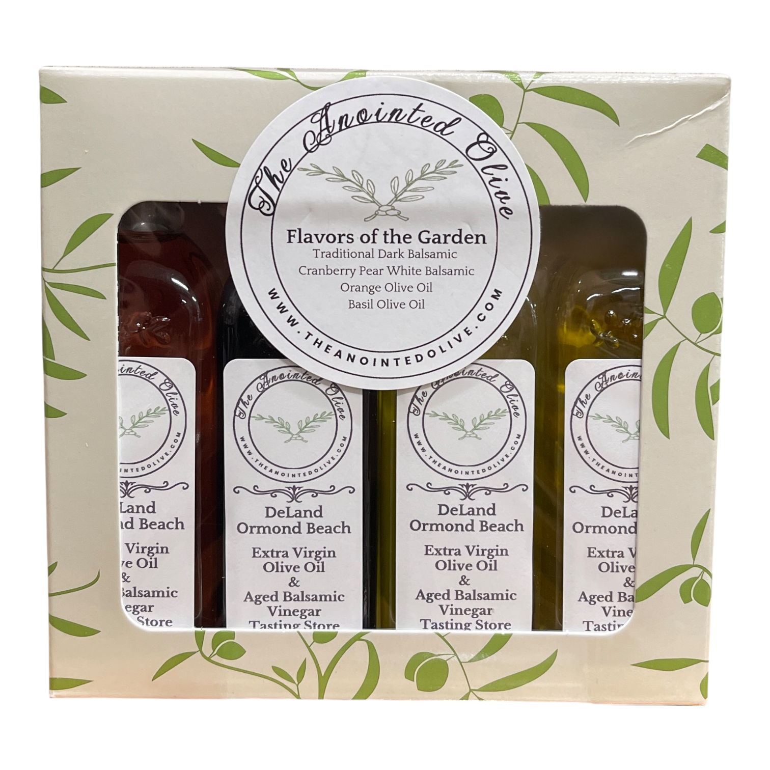 Gift Set Flavors of the Garden 4 Pack - The Anointed Olive, LLC