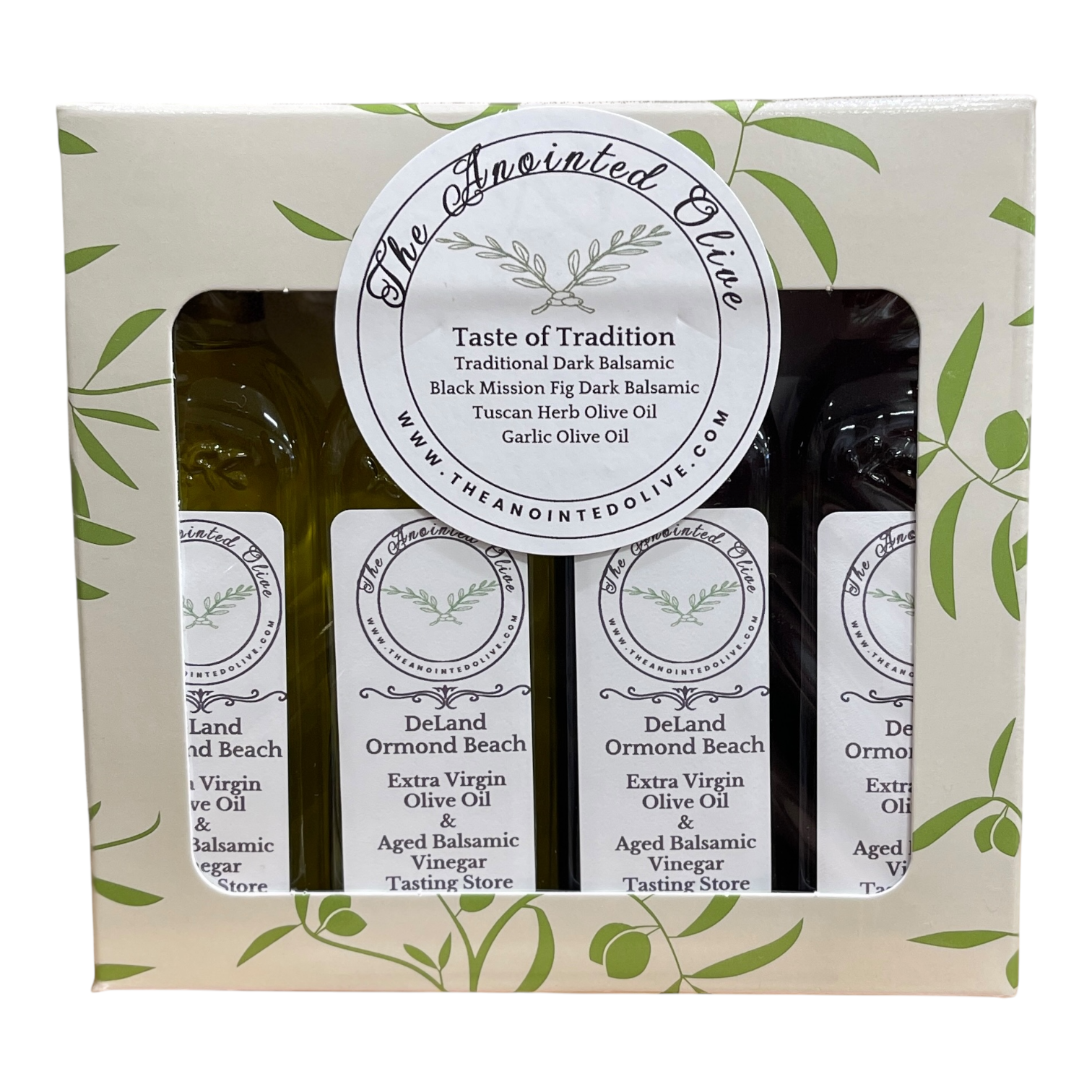 Taste of Tradition 4 Pack Gift Set - The Anointed Olive, LLC