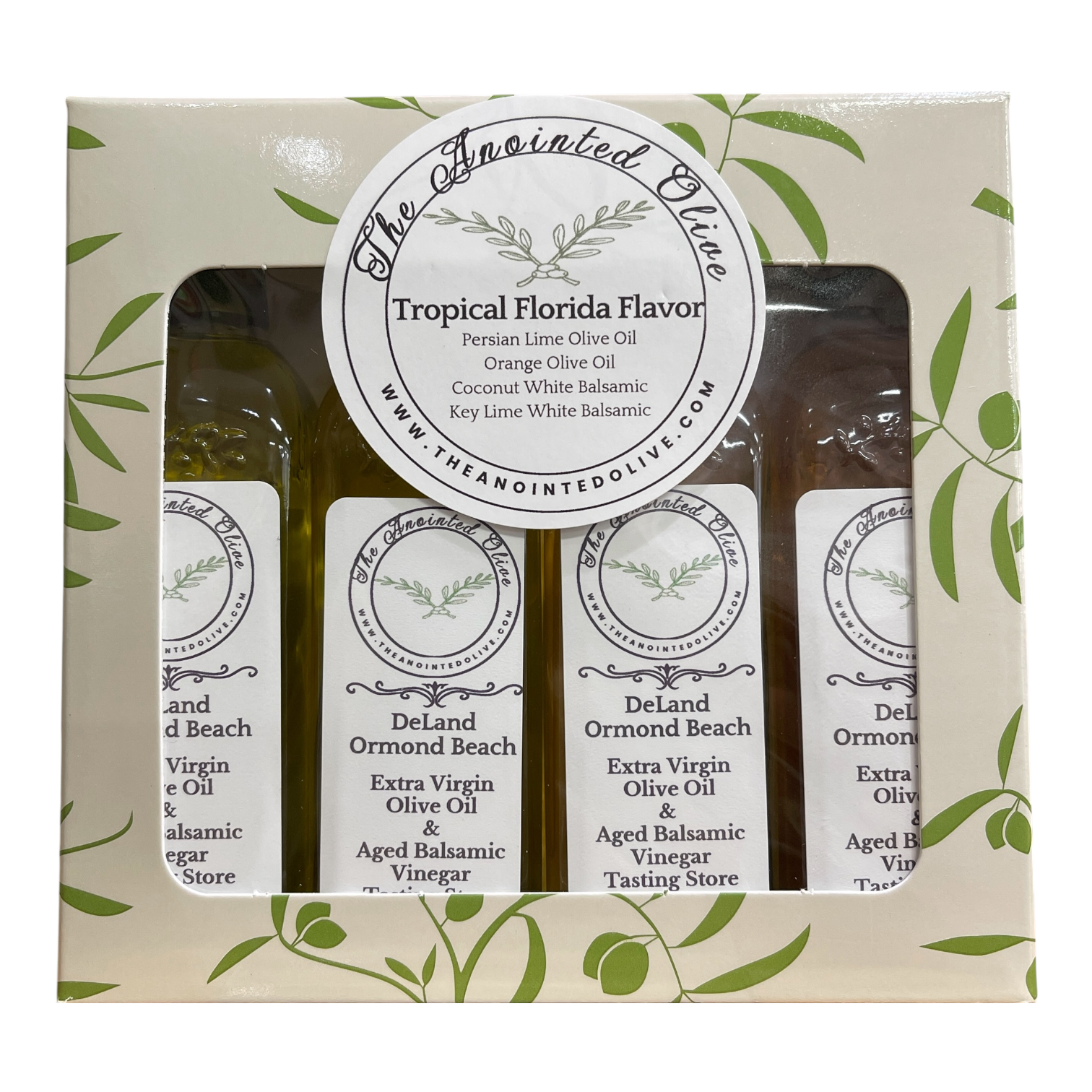 Tropical Florida Flavor 4 Pack Gift Set - The Anointed Olive, LLC