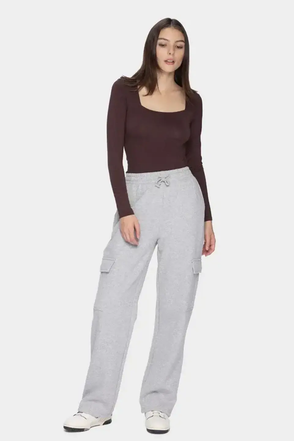 Kuwalla Women's Cargo Wide Leg Sweat WKUL-CWL826 - Schreter's Clothing ...