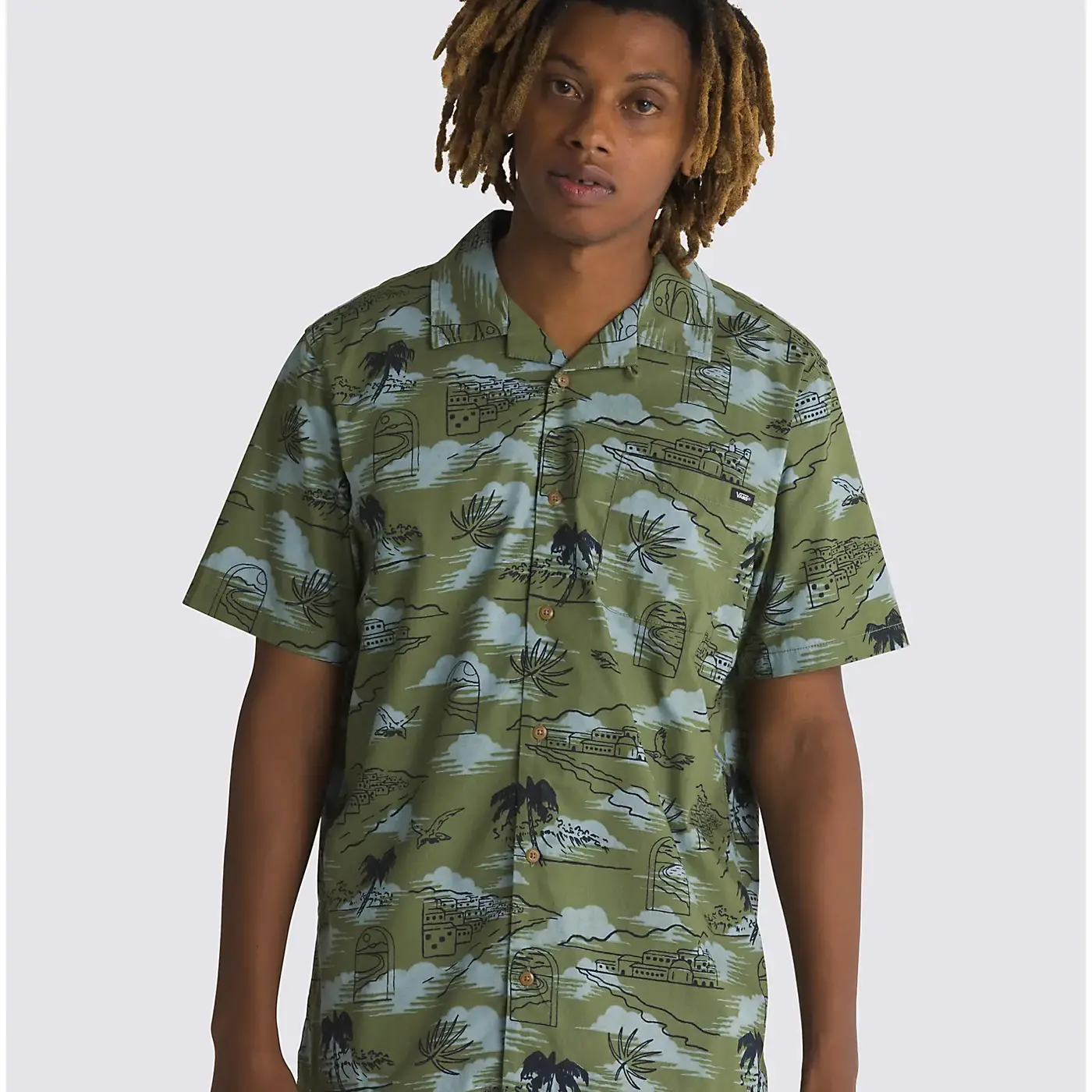 Vans Men's Davista SS Woven VN000G7GAMB - Schreter's Clothing Store