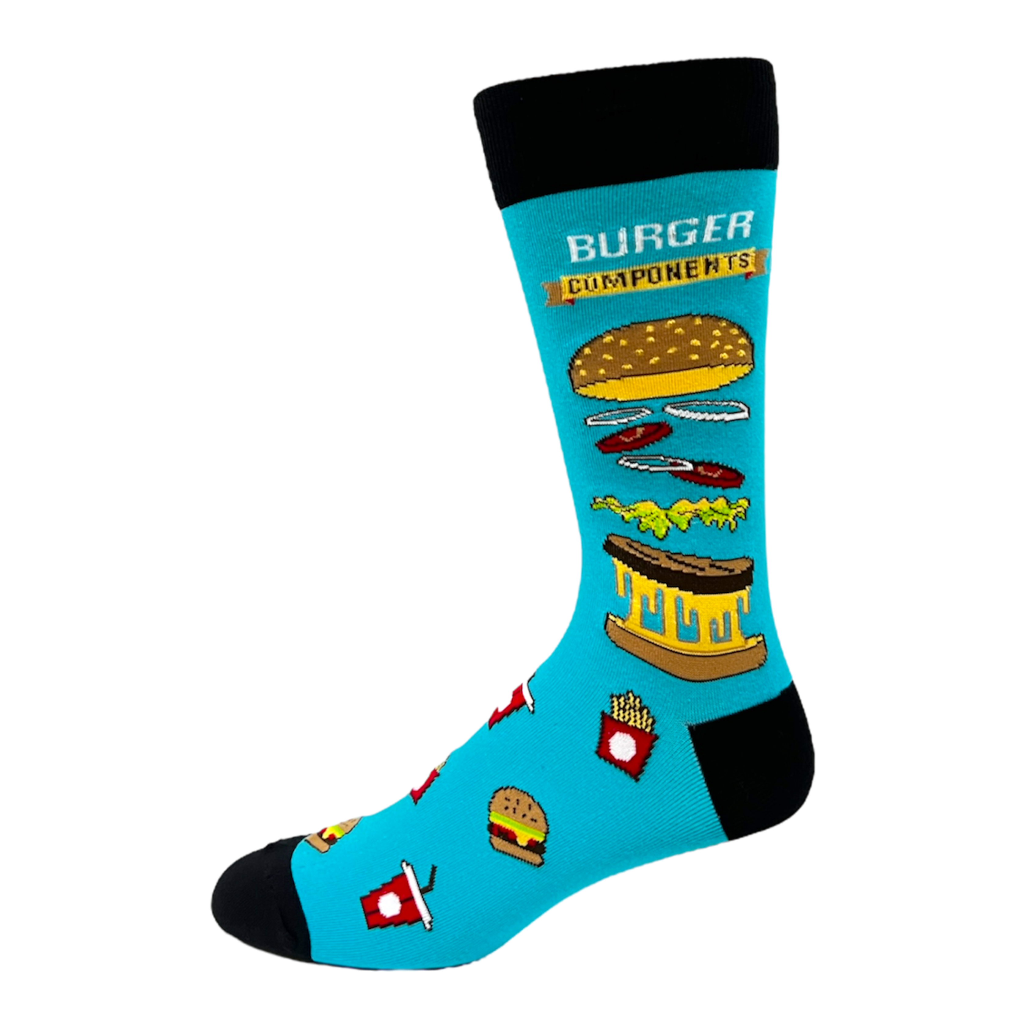 Crazy Toes 05014 Burger 33/Turqoise 8-12 - Schreter's Clothing Store