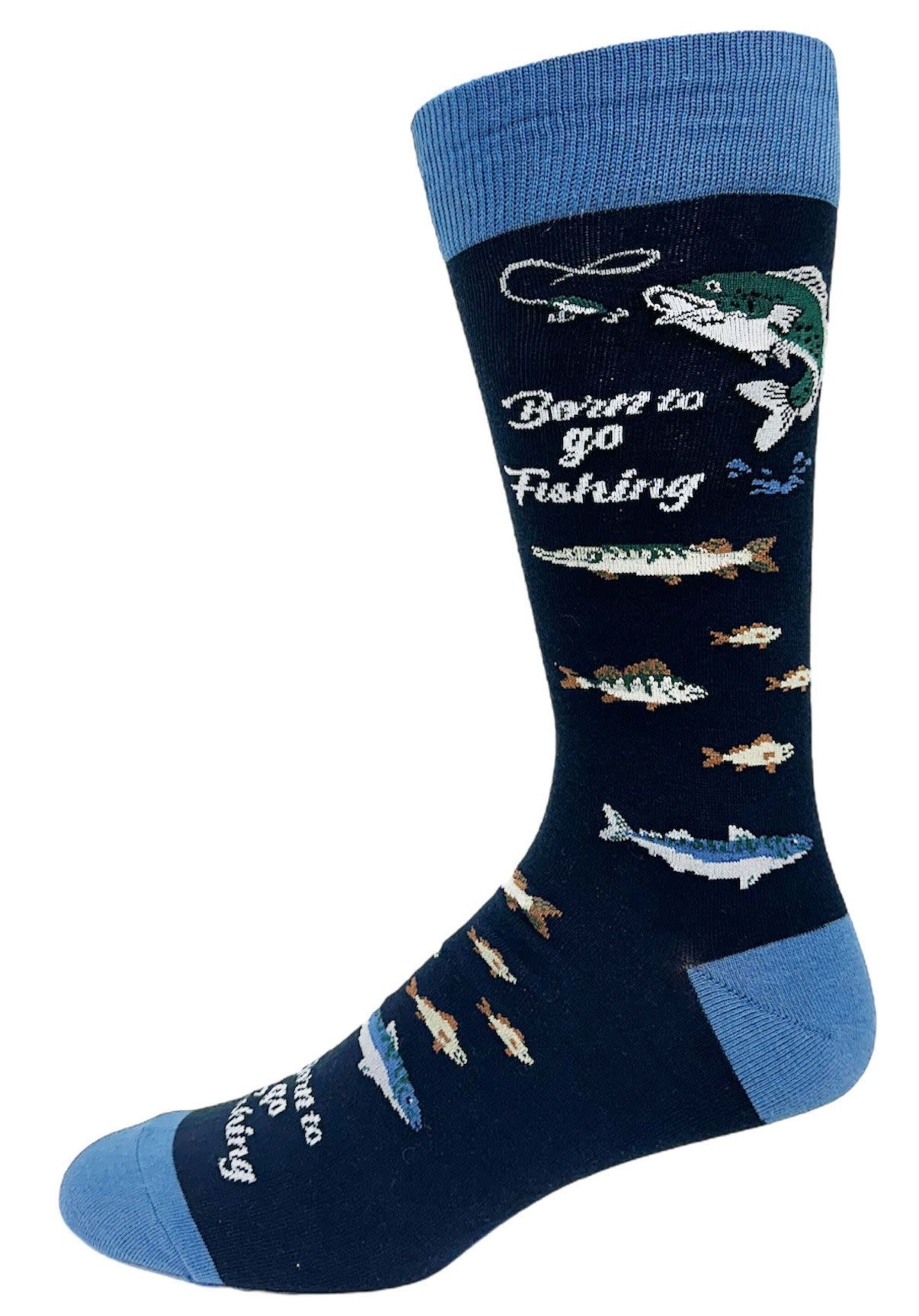 Crazy Toes 05240 Fishing 12/Navy 8-12 - Schreter's Clothing Store