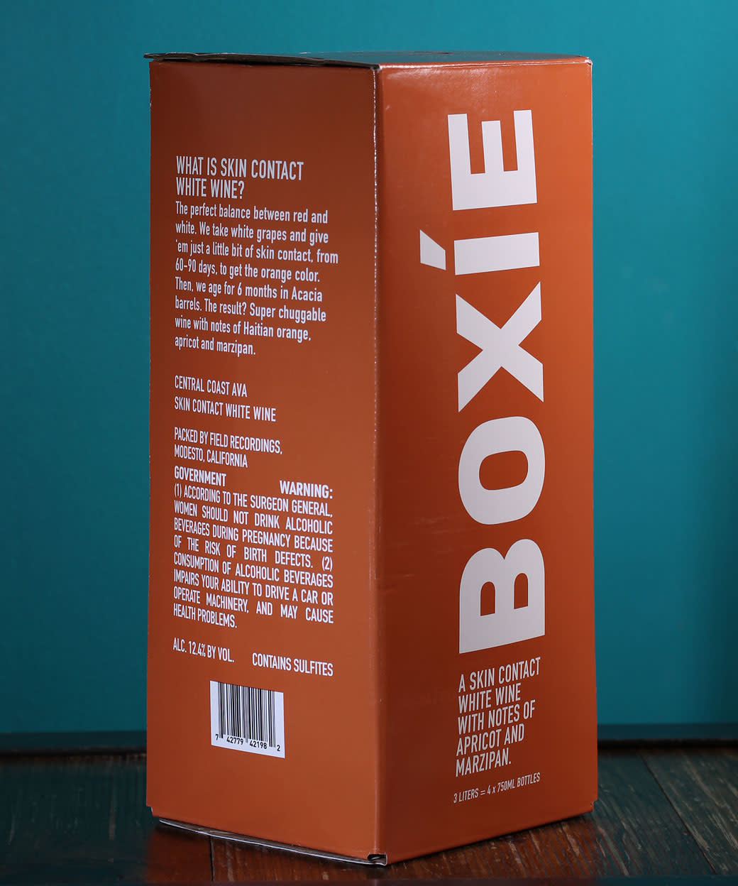 Field Recordings, BOXIE Central Coast Orange Wine (3L box) - D.Vino