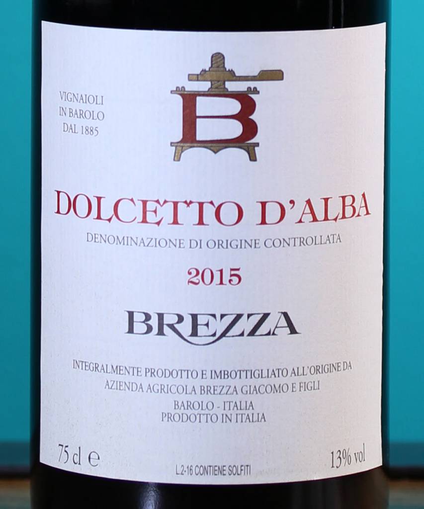 Brezza Giacomo & Figli, Dolcetto d'Alba 2015 - D.Vino