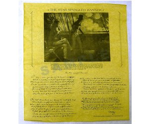 Historic Reproduction - Illustrated Star Spangled Banner - Maryland ...