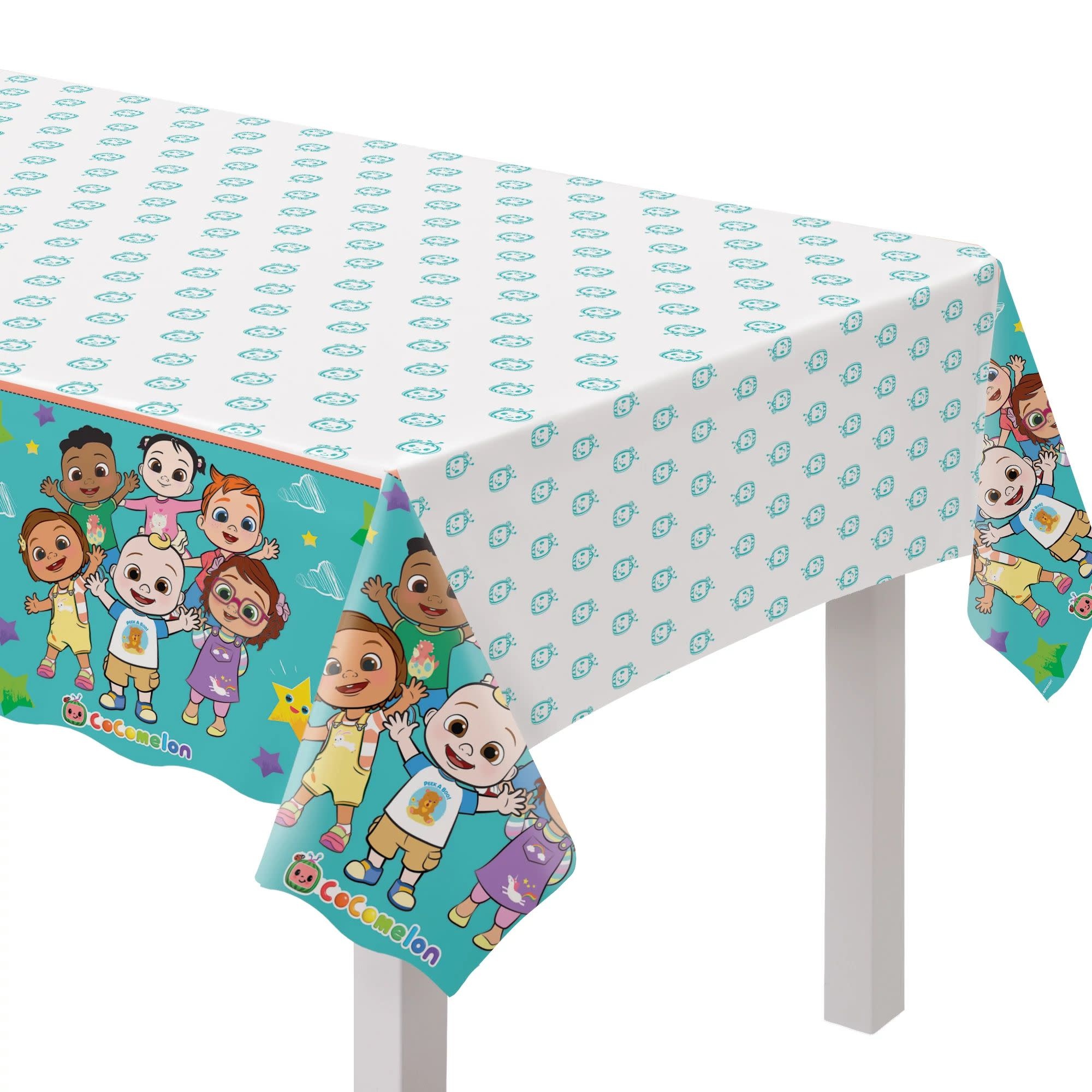 Amscan Inc. Cocomelon Plastic Table Cover - فانتسي بارتي