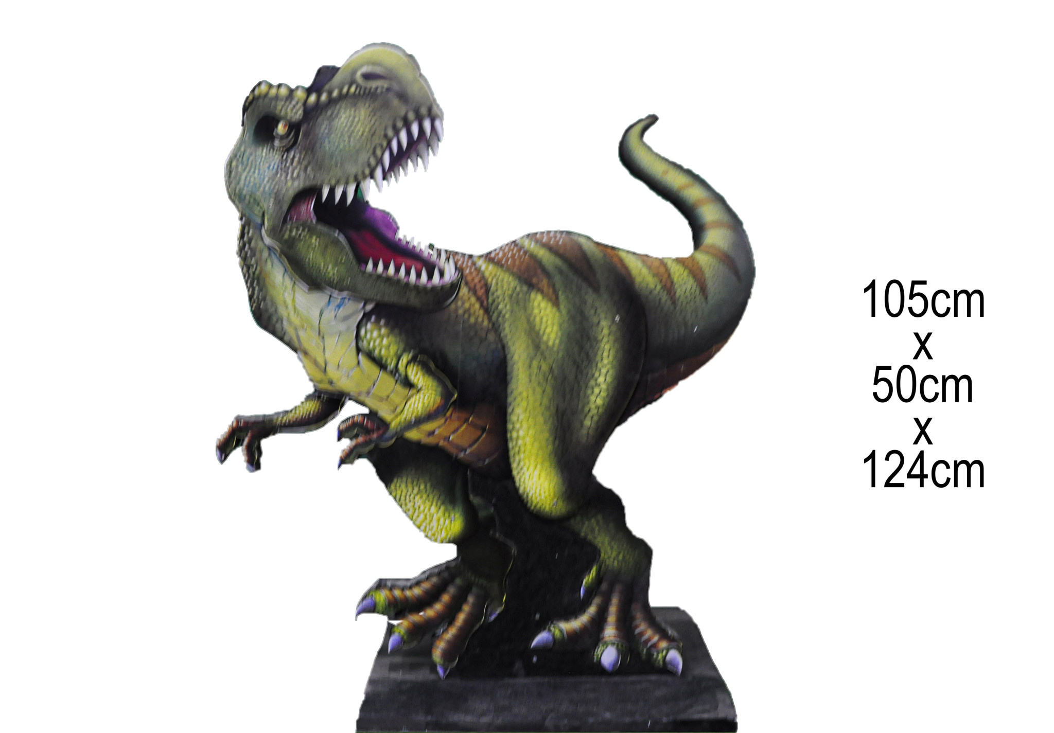 T-Rex Dinosaur Die Cut Standee (105x50x124) cm - فانتسي بارتي