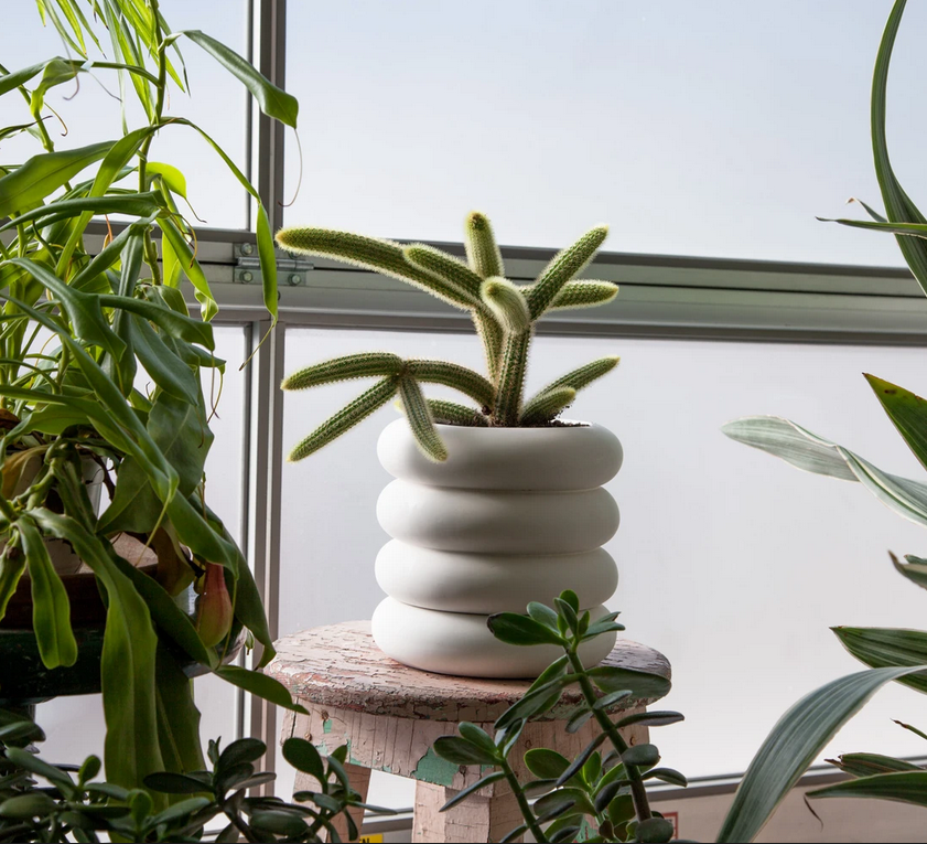 Lovaco / STACKING PLANTER LARGE WHITE - LOVACO