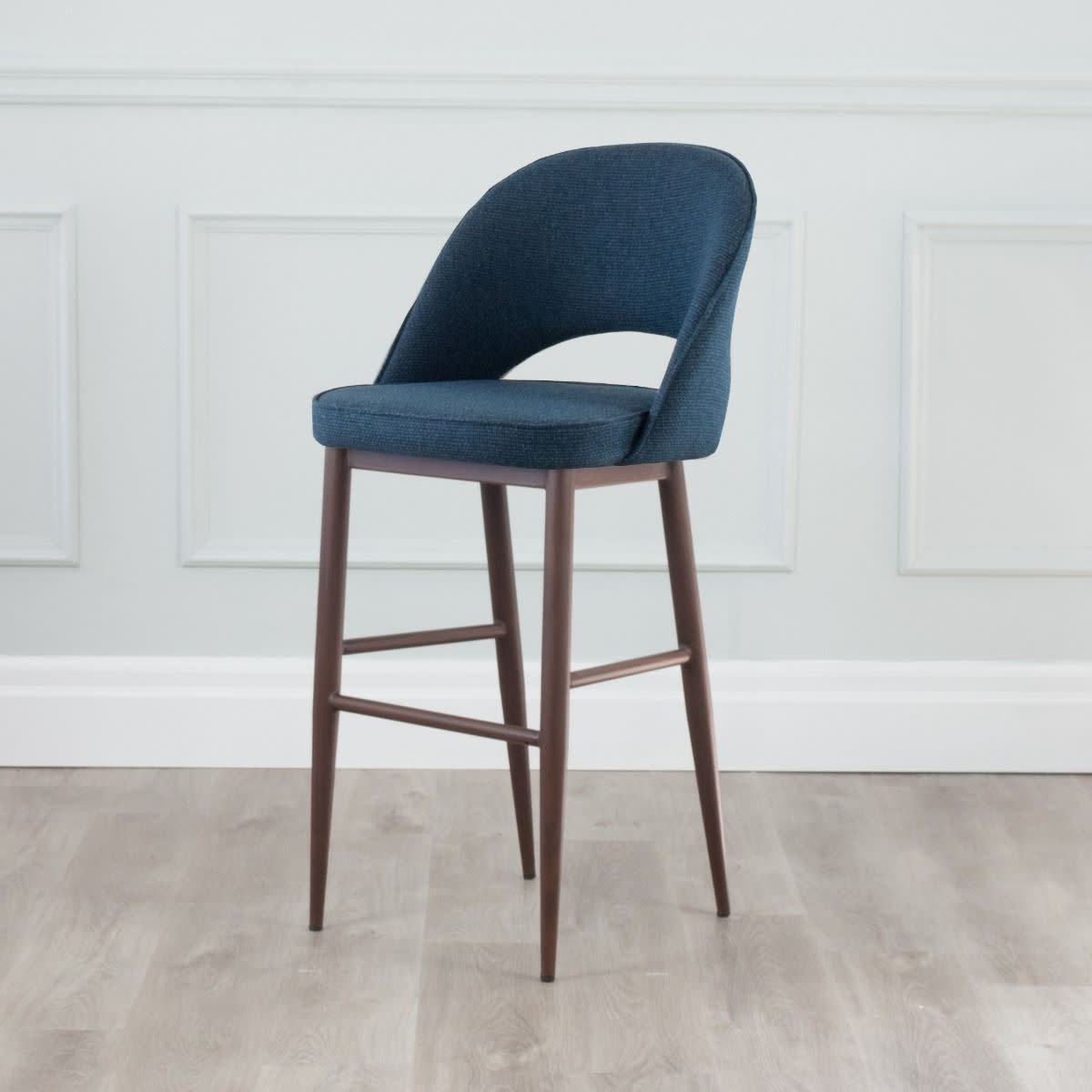 Lovaco / COCO BAR STOOL GREY FABRIC - LOVACO