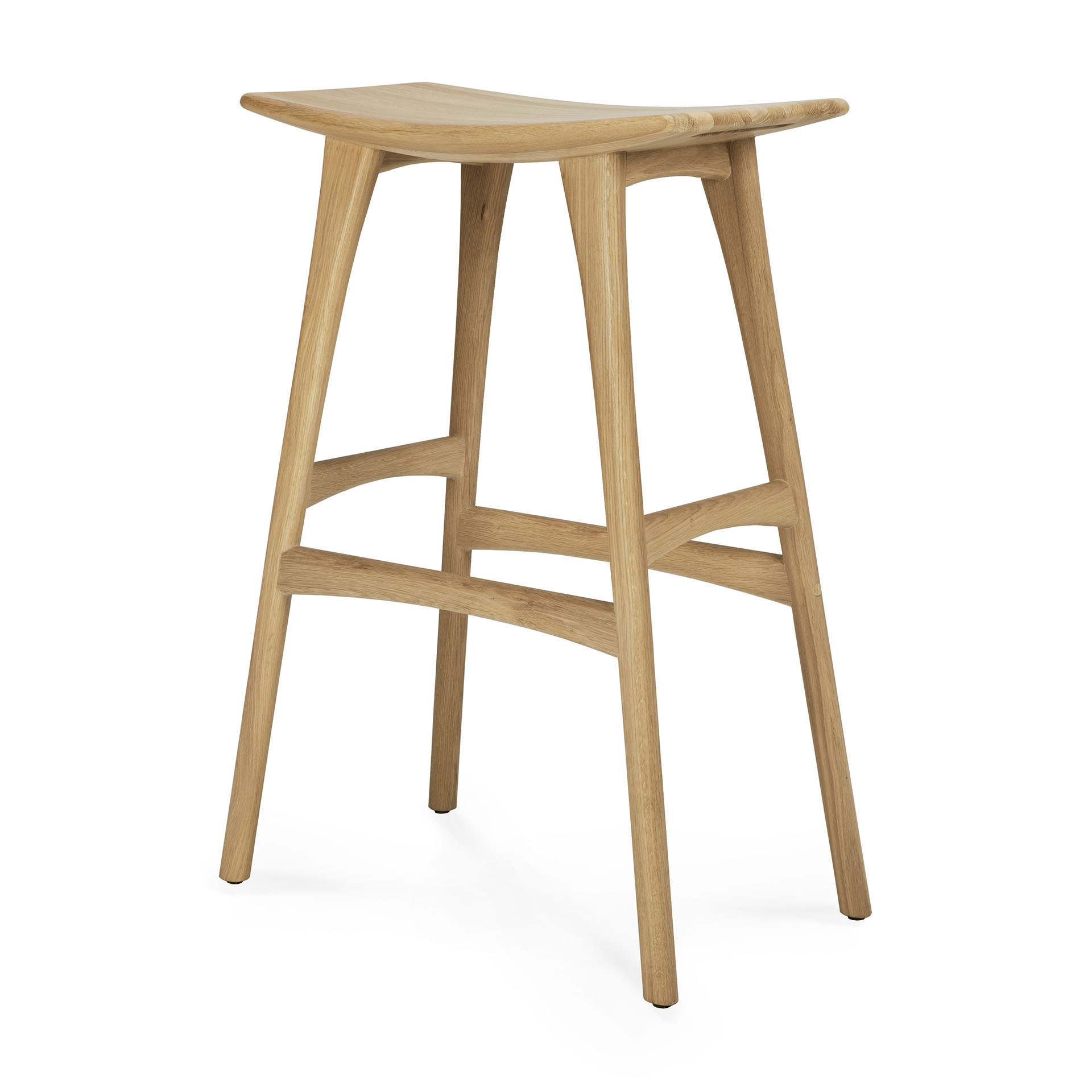 OSSO BAR STOOL - VARNISHED OAK by Ethnicraft - LOVACO